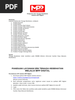 Panduan Login dan Pengajuan SATUSEHAT | PDF
