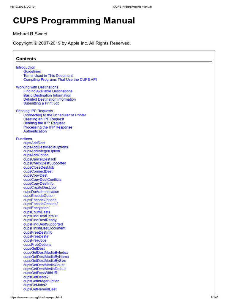 CUPS Programming Manual | PDF | Parameter (Computer Programming ... CUPS Programming Manual | PDF | Parameter (Computer Programming ...