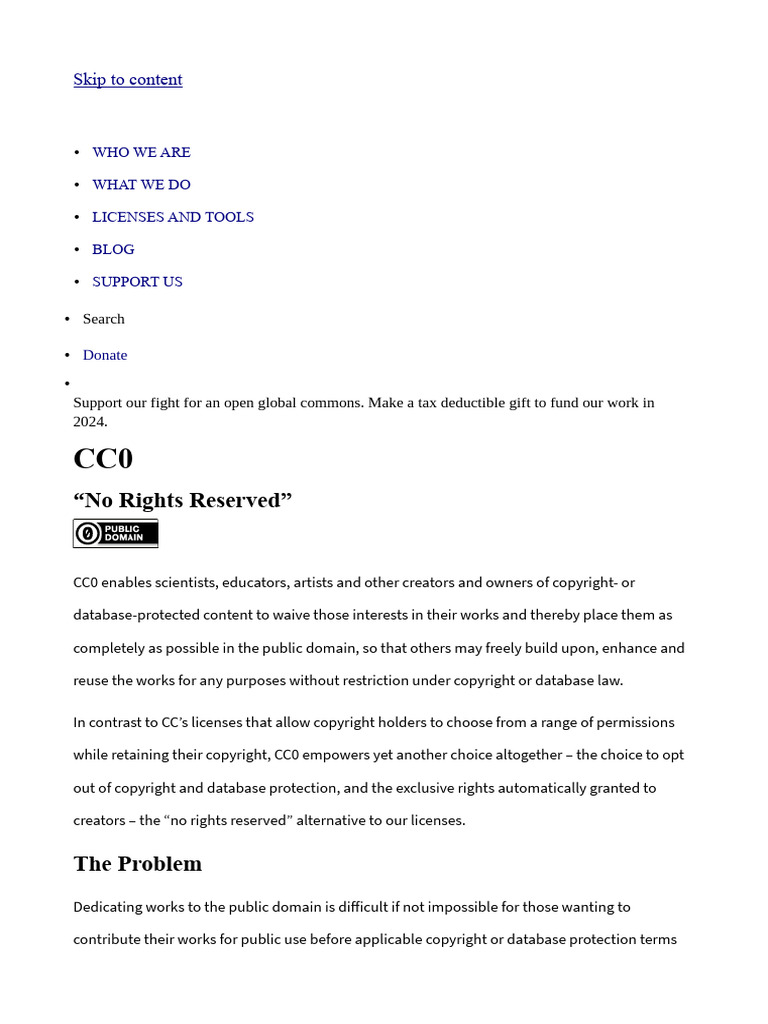 doc17 | PDF | Creative Commons License | Public Domain