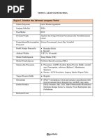 Modul Ajar SPLTV Dan SPTLDV | PDF | Karier & Perkembangan