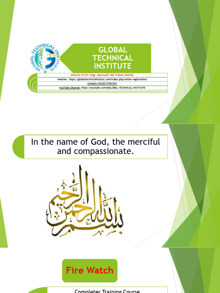 Fire Watch Training Course Guide | PDF | Fires | Carbon Dioxide