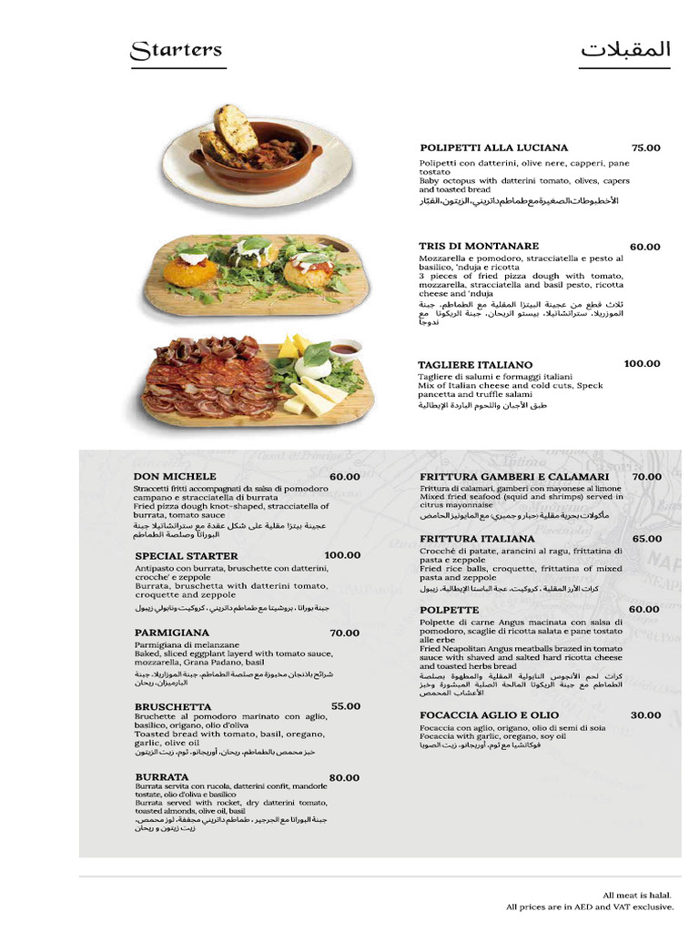 Da Michele Menu | PDF