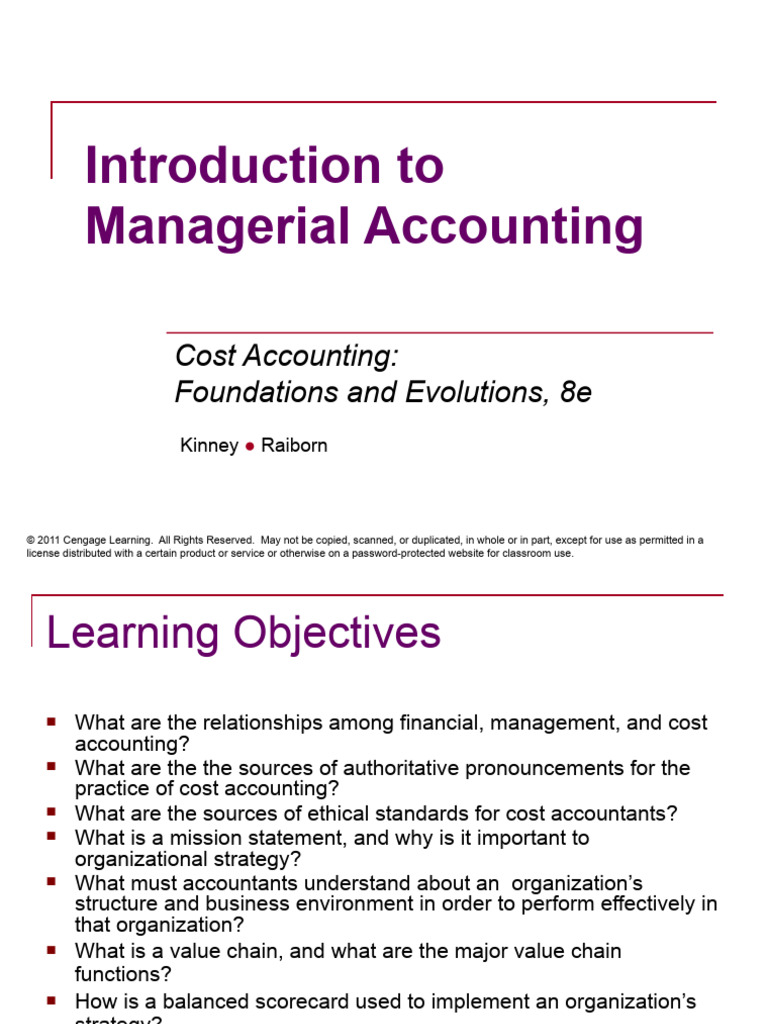 Chapter 1 Overview of MAS | PDF | Accounting | Generally Accepted ...