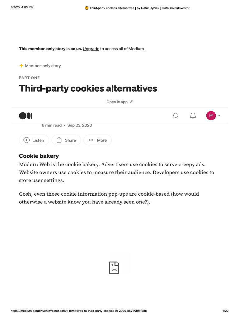 Third Party Cookies Medium | PDF