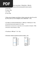 Test Marimi Direct Si Invers Proportionale | PDF