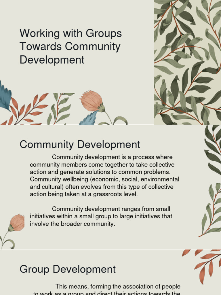 Stages of Group Development in Community | PDF | Collaboration | Experience