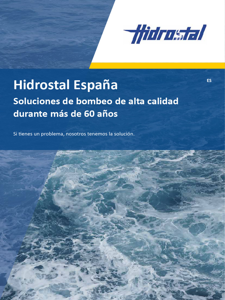 0.0e Presentación Hidrostal | PDF | Bomba | Calidad (comercial)
