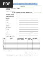 Food Security Card Correction Form | PDF