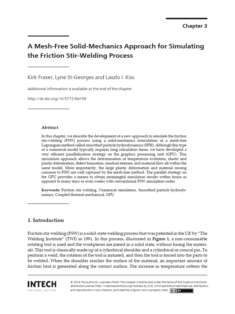 A Mesh-Free Solid-Mechanics Approach | PDF | Construction | Welding