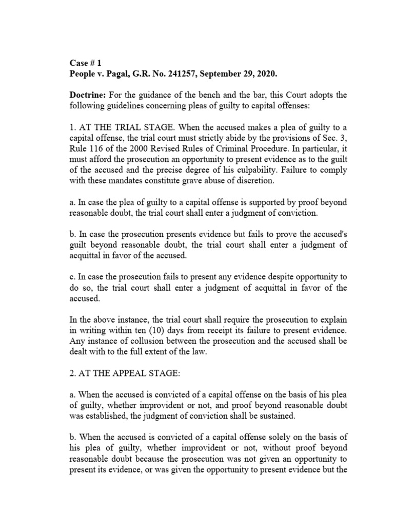 Luna-Case-Digests 3 | PDF | Burden Of Proof (Law) | Circumstantial Evidence