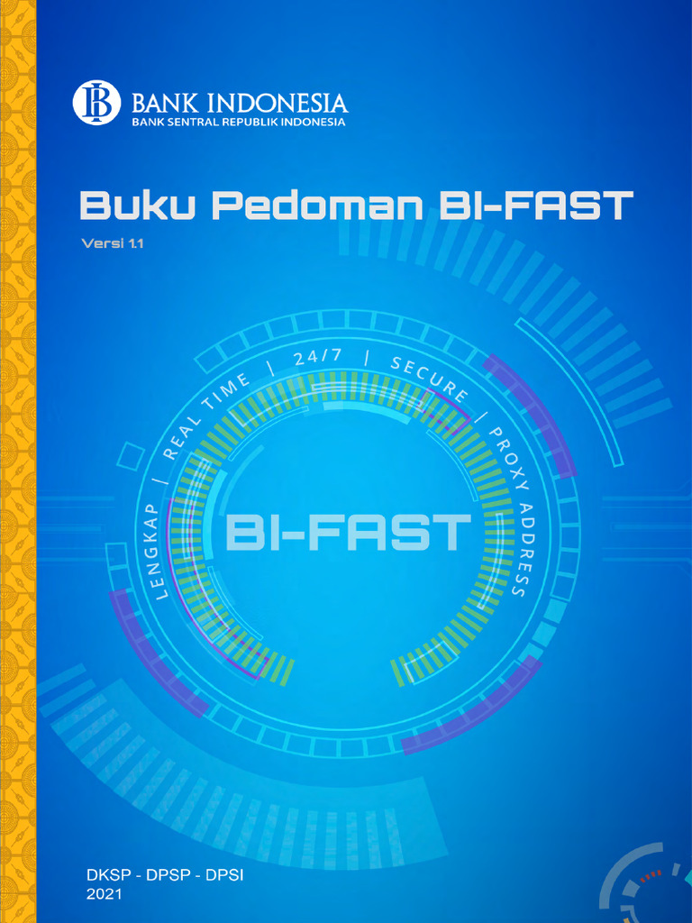 Buku Pedoman BI-FAST Eksternal v.3.5 | PDF