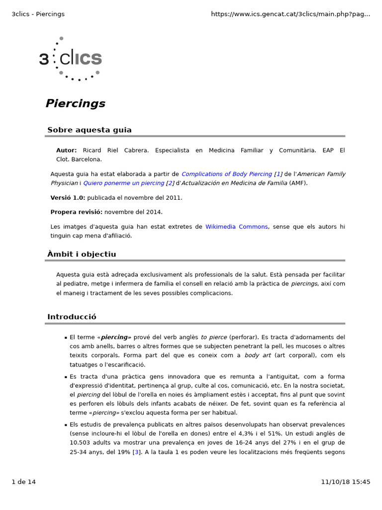 Piercings | PDF