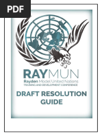 How To Write A MUN Resolution | PDF | Committee