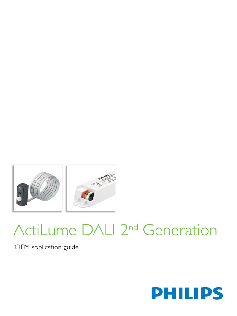 Philips Actilume DALI-Gen2 (D2) Sensor | Download Free PDF | Electrical ...