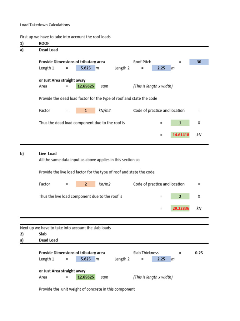 Column 02 Takedowns | PDF | Length | Structural Load