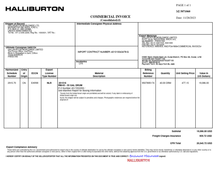 Purchase Invoice | PDF | United Arab Emirates | Business