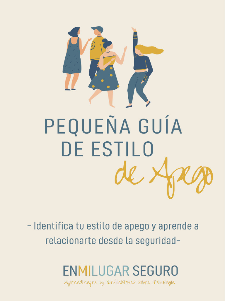 Guia Estilo de Apego | PDF | Teoría de apego | Sicología