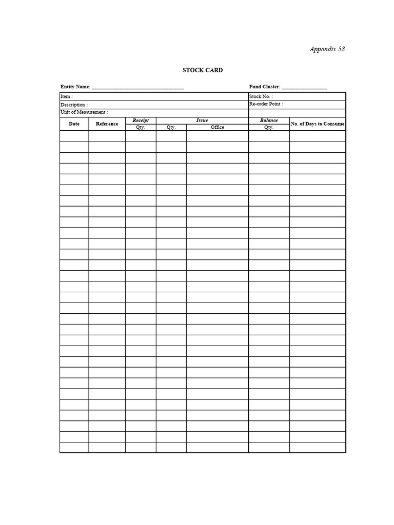 Inventory Management Log | PDF