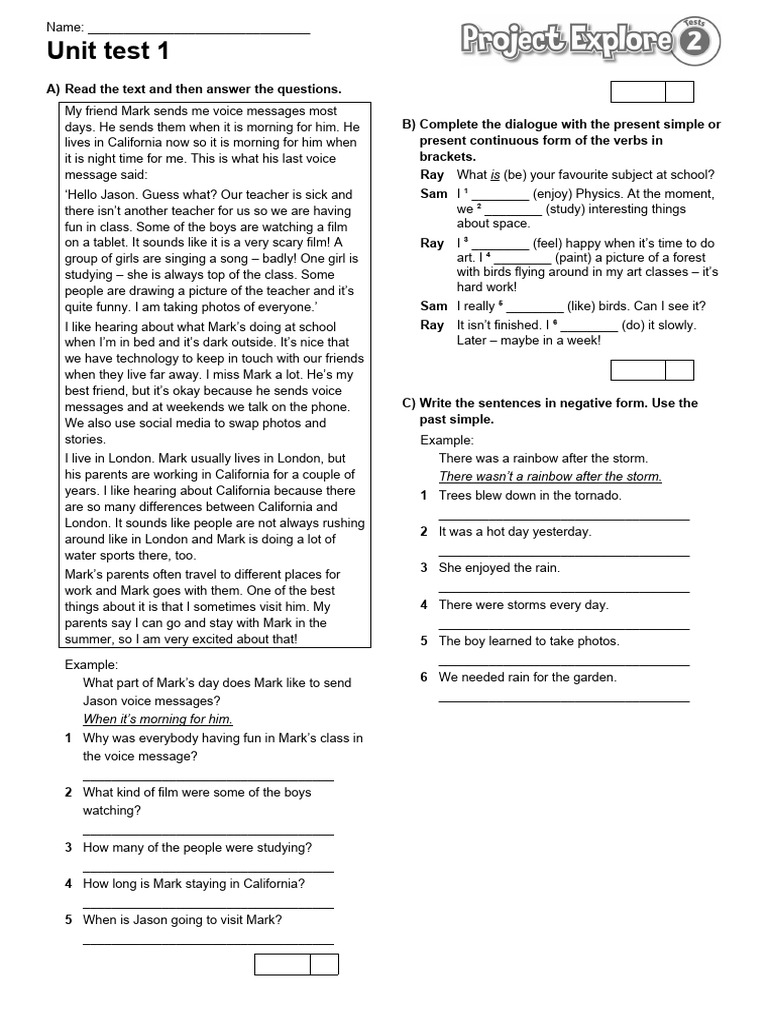 6th Grade Worksheet With Reading Comprehension | PDF | Home & Garden