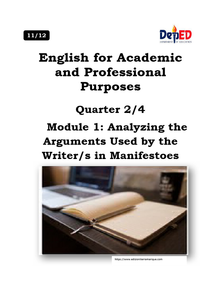 EAPP-Q2-Module-1 | PDF | Argument | Evidence