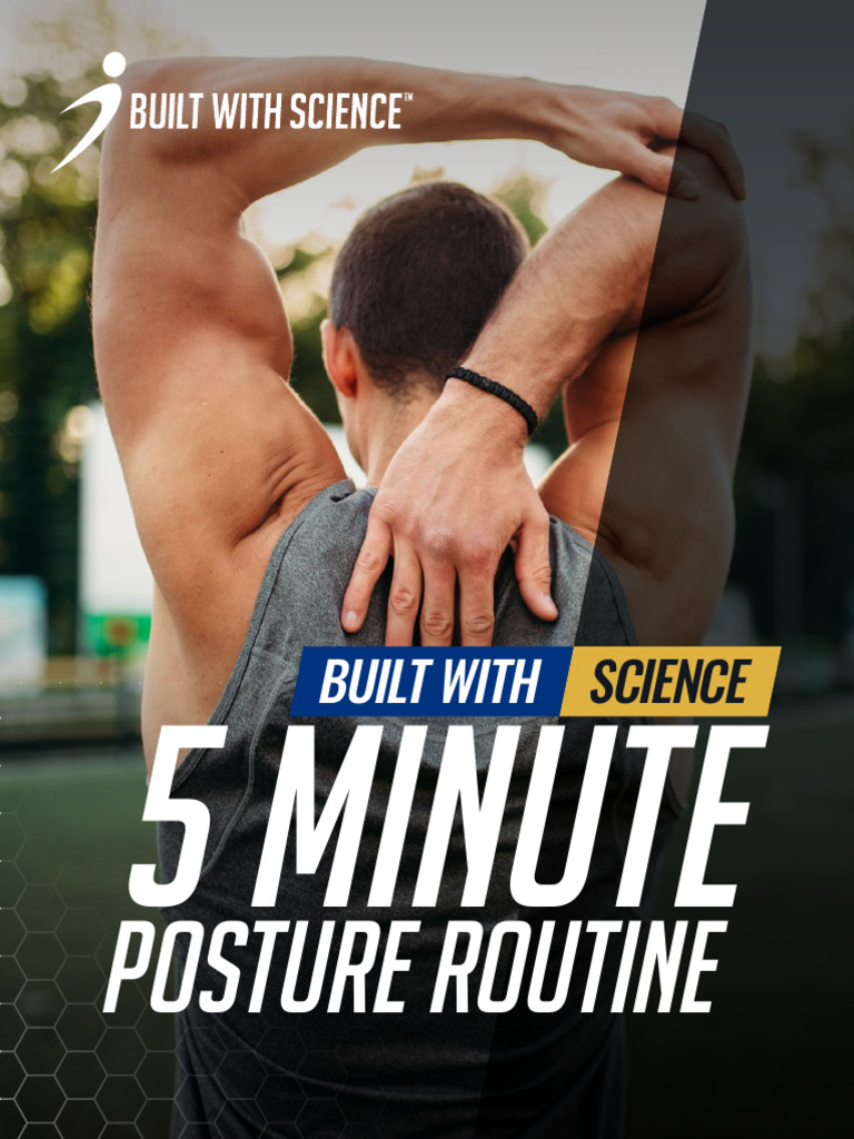 Built With Science 5 Minute Posture Routine-1b | PDF | Shoulder | Thorax