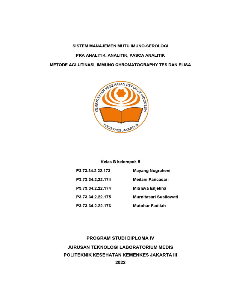 SMM Imunosero Kelompok b5 | PDF
