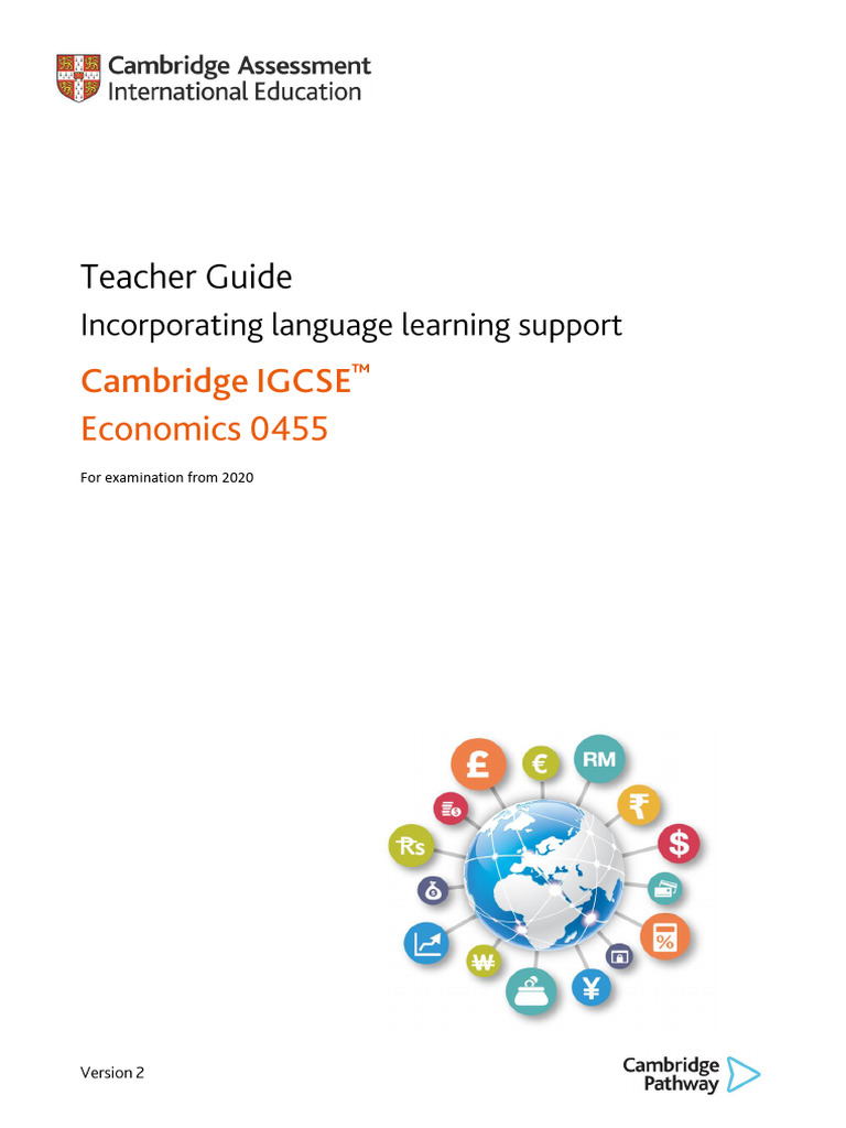 0455TeacherGuidefor Xamination From2020 | PDF | Learning | Teachers