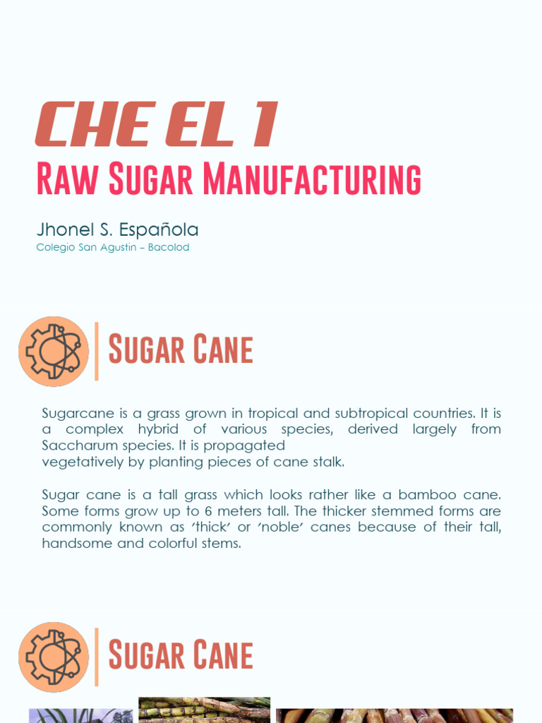 001.sugarcane and Cane Preparation | PDF | Sugarcane | Sucrose