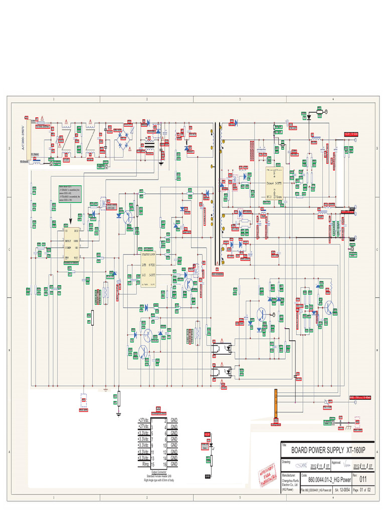Esquema Fonte Xip 270 | PDF