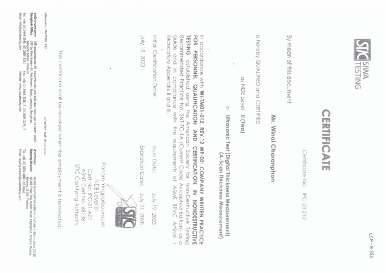 6-4 Cer Operator | PDF