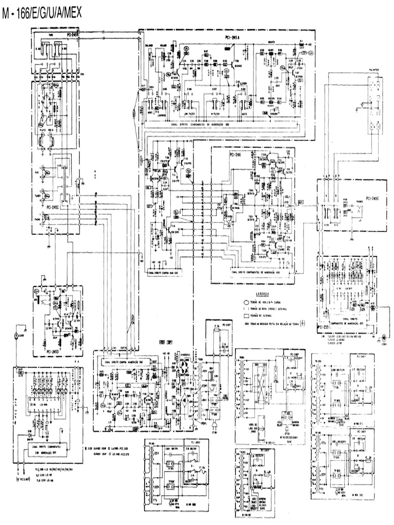 Gradiente Amplificadores M-166 | PDF