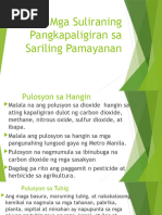 Araling Panlipunan 10: Unang Markahan - Modyul 3 | PDF