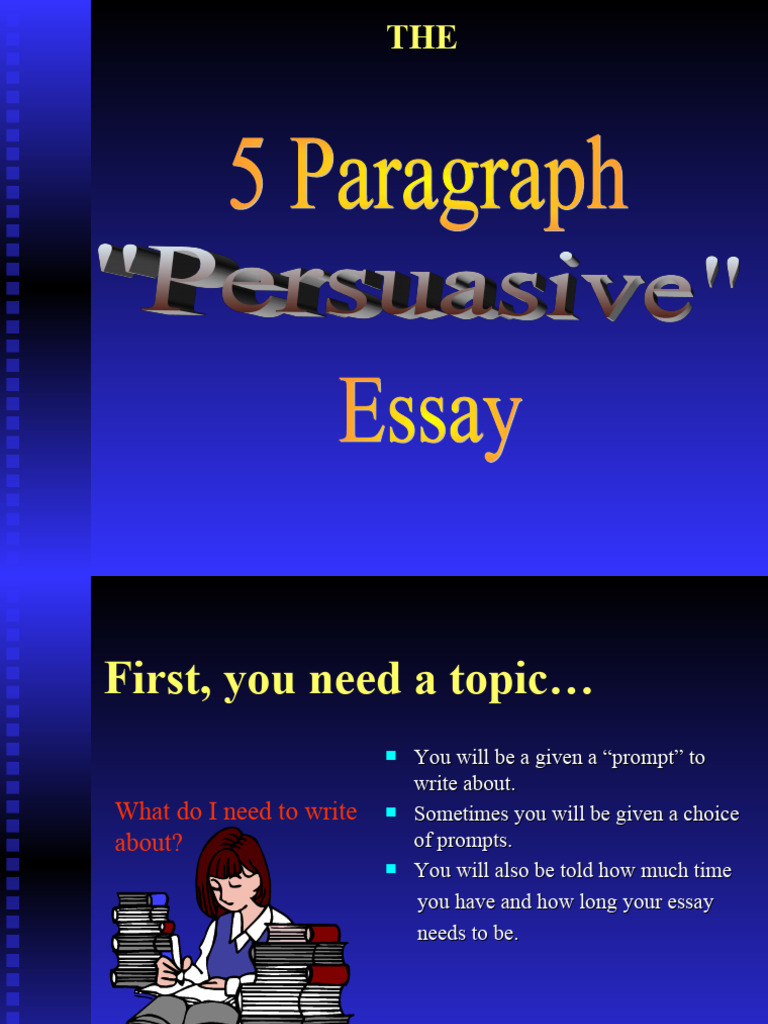 Writing a Persuasive Paragraph Guide | PDF | Essays | Human Communication
