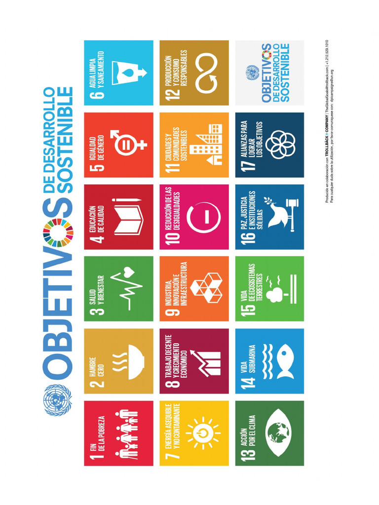 Objetivos Desarrollo Sostenible Infografía | PDF