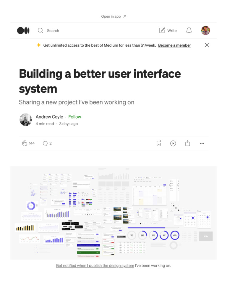 Building A Better User Interface System - by Andrew Coyle - Feb, 2024 ...