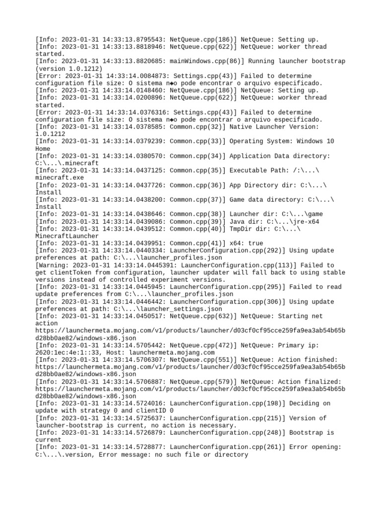 Launcher Log | PDF | Utility Software | Operating System Technology
