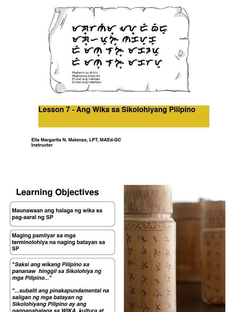 Lesson 7 WIKA | PDF | Thought | Communication