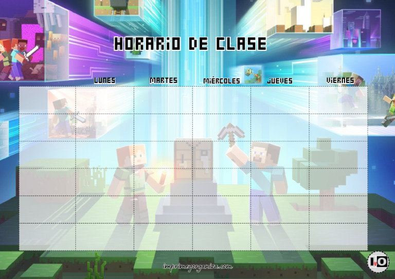 Horario Minecraft | PDF