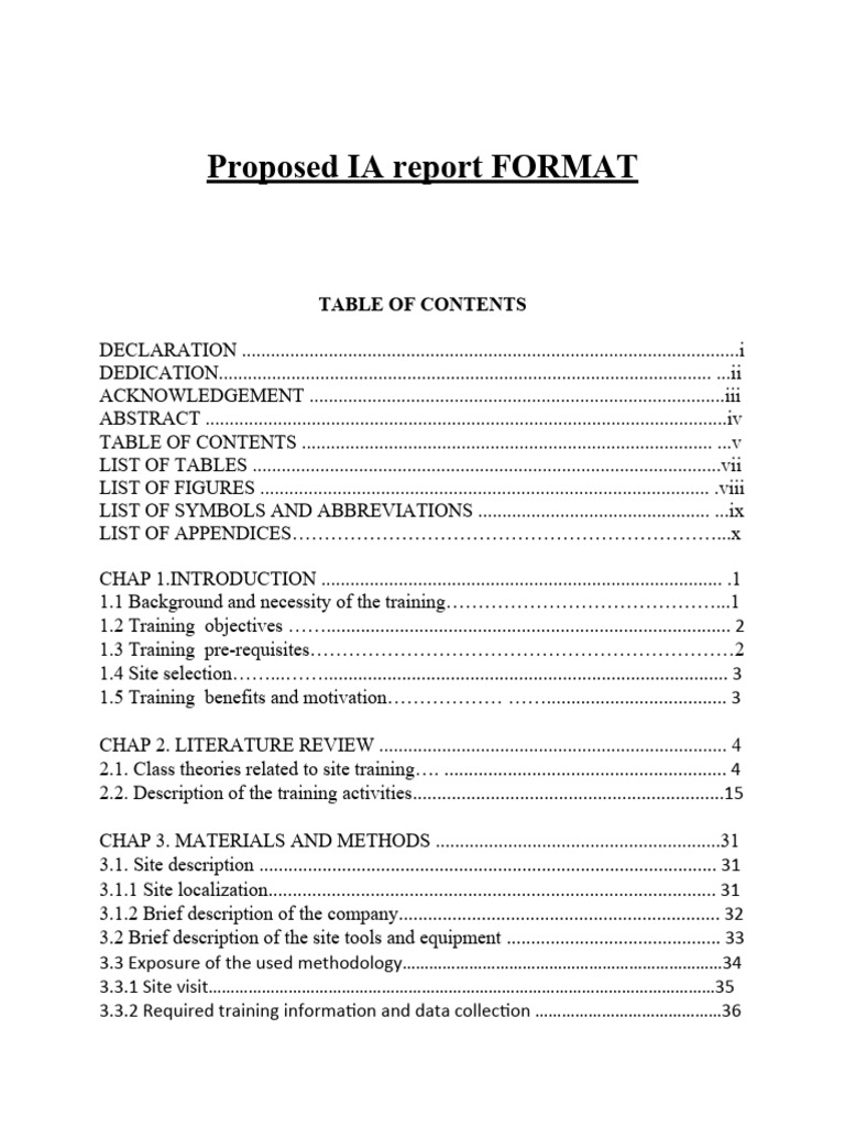 Industrial Attachment Report Structure | PDF Industrial Attachment Report Structure | PDF