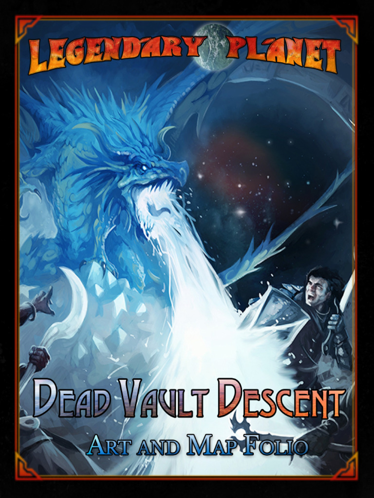 Legendary Planet AP Part 03 - Dead Vault Descent - Art & Map Folio | PDF