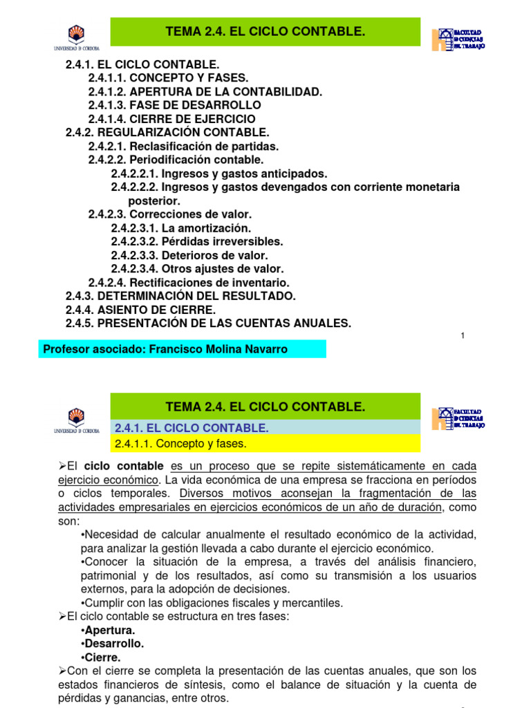 T2-4_El_ciclo_contable | PDF | Contabilidad | Hoja de balance