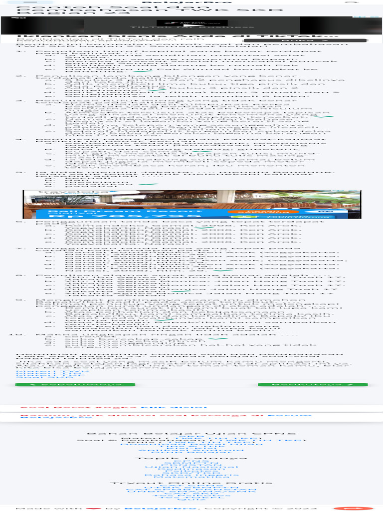 Contoh Soal Dan Pembahasan TWK SKD Bagian 23 BelajarBro 2 | PDF