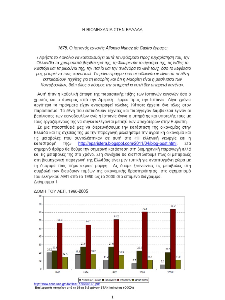 Η ΒΙΟΜΗΧΑΝΙΑ ΣΤΗΝ ΕΛΛΑΔΑ | PDF