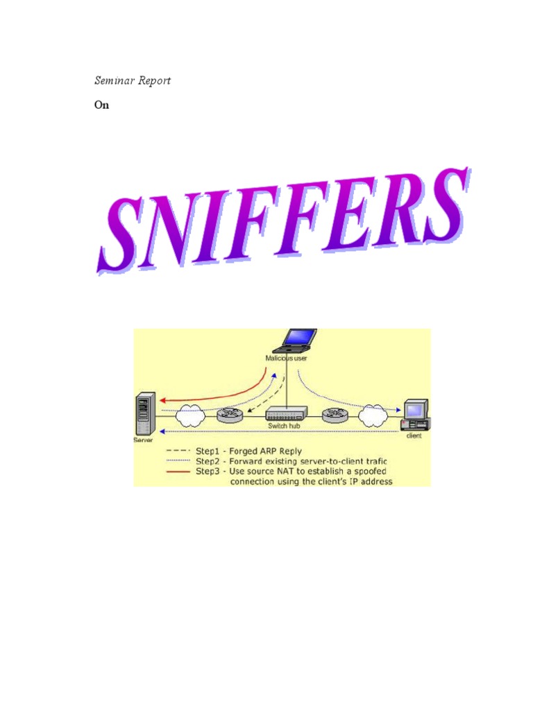 Sniffer Report Pdf Computer Network Ethernet