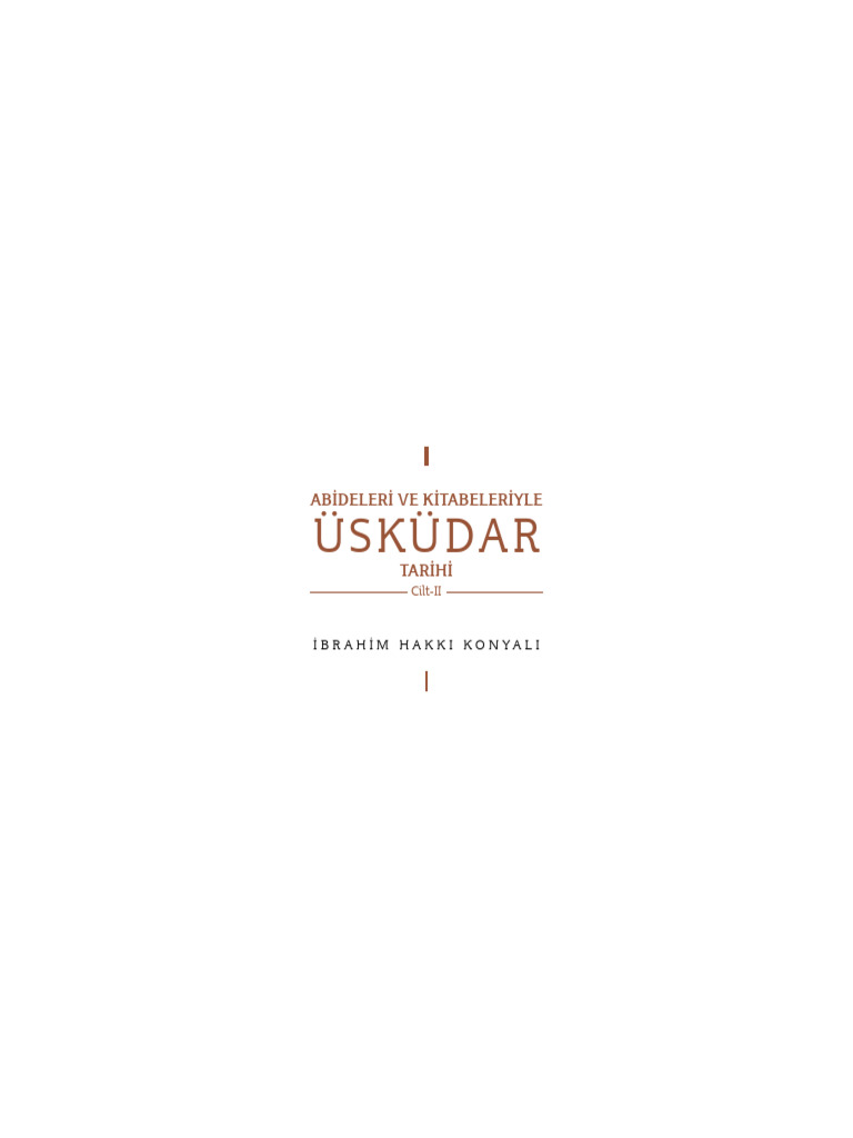 Uskudar Tarihi Cilt-2 | PDF