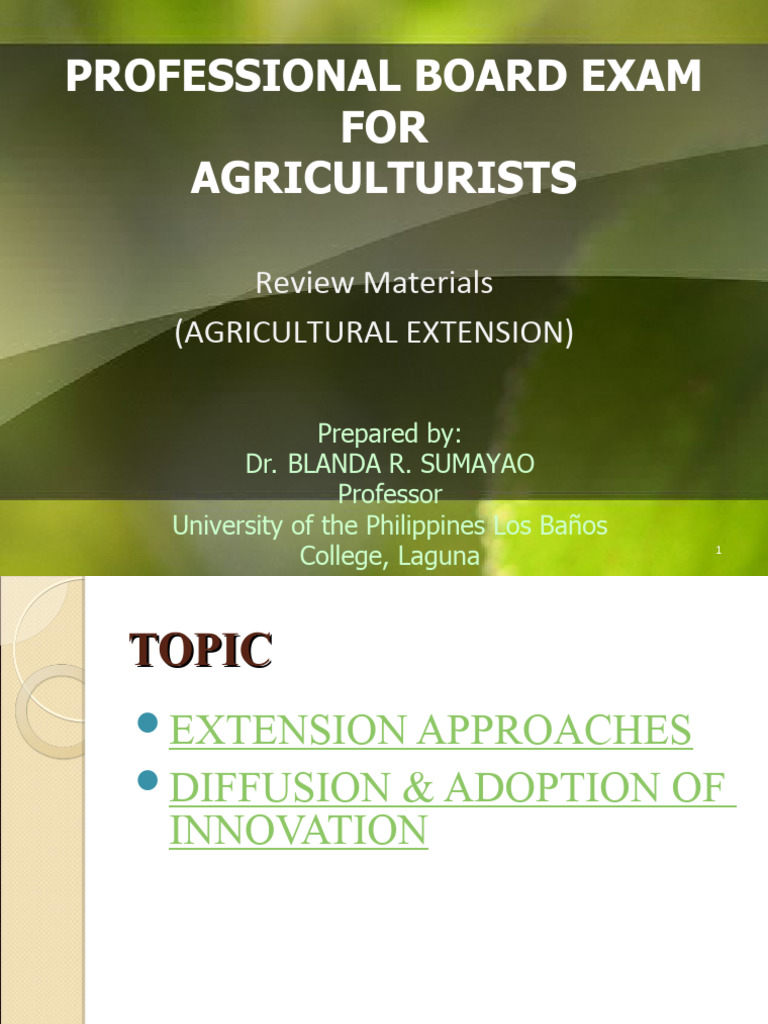 3 Extension App To Diffusion and Adoption | PDF | Business