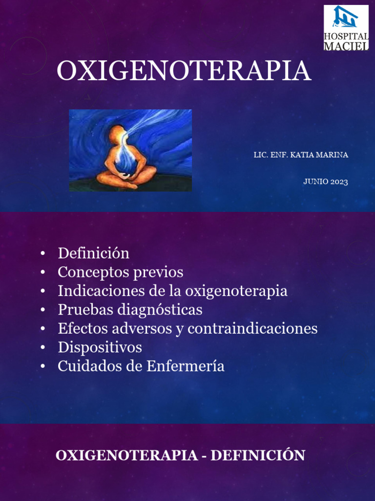 OXIGENOTERAPIA | PDF | Sistema respiratorio | Pulmón