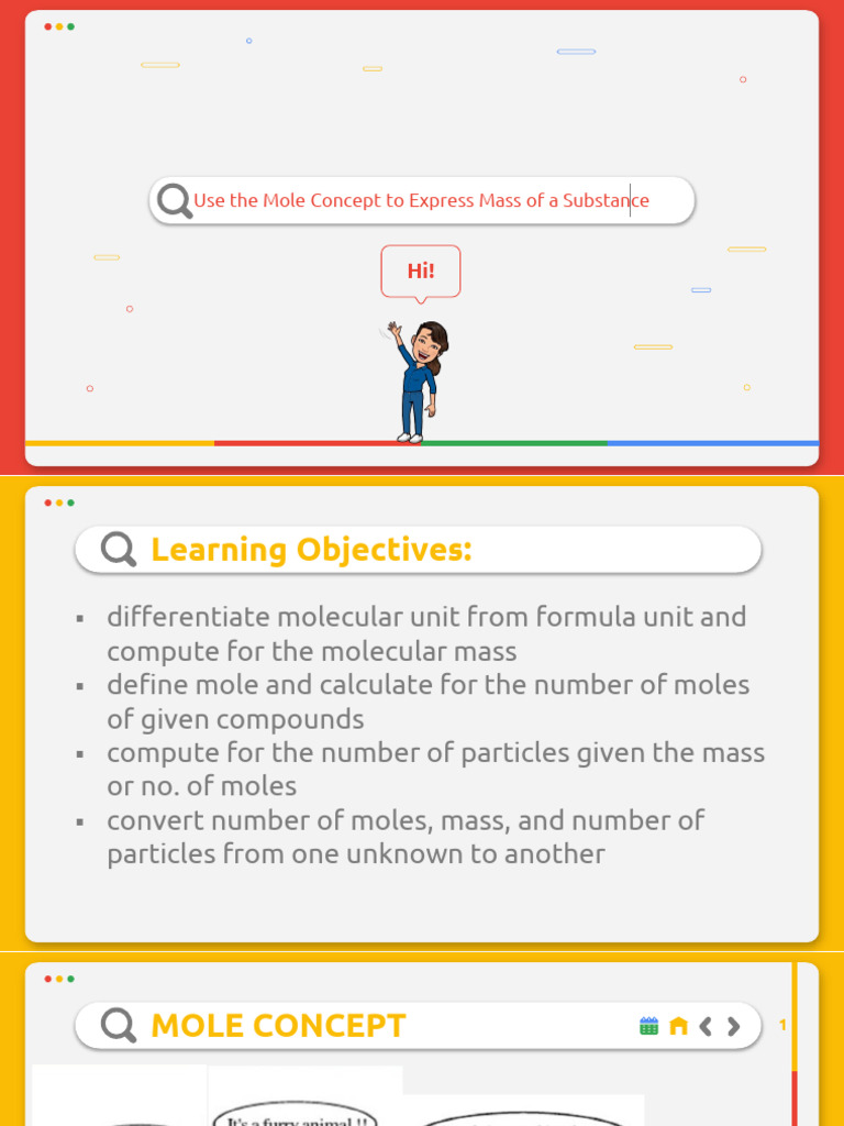 Mole Concept | PDF | Mole (Unit) | Molecules