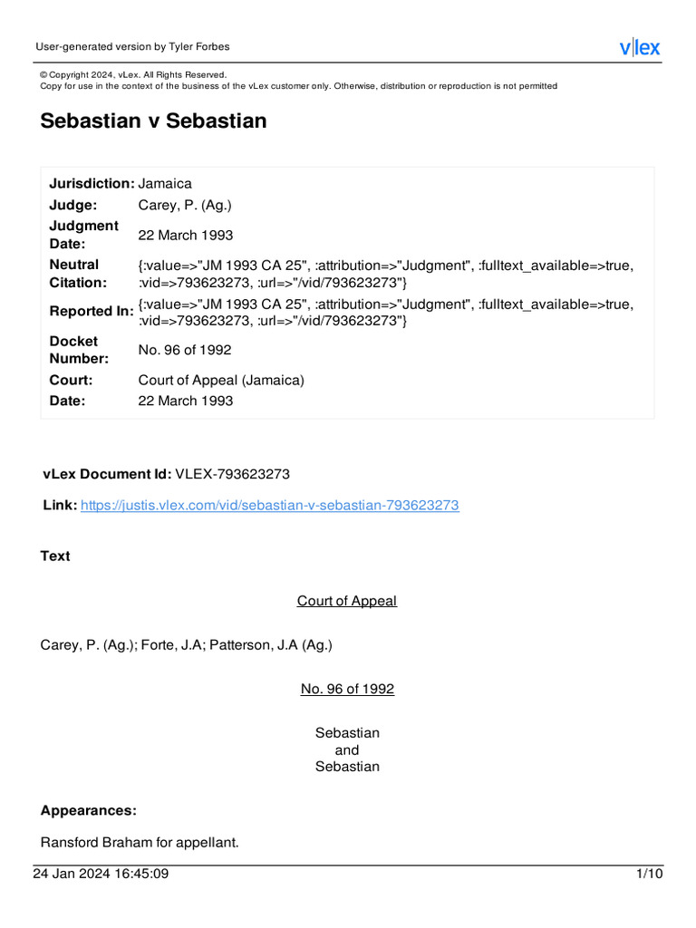Sebastian V Sebastian Sebastian V Sebastian | Download Free PDF | Child ...