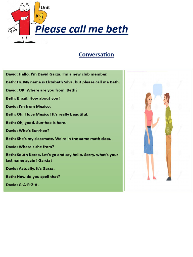 English Conversation Practice | PDF | Syntax | Linguistics
